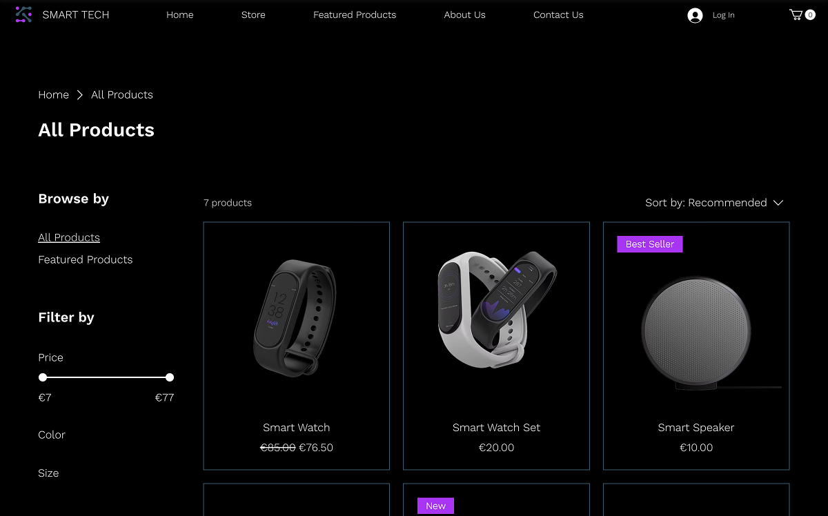 Smart Tech eCommerce | Wix Marketplace | Wix.com